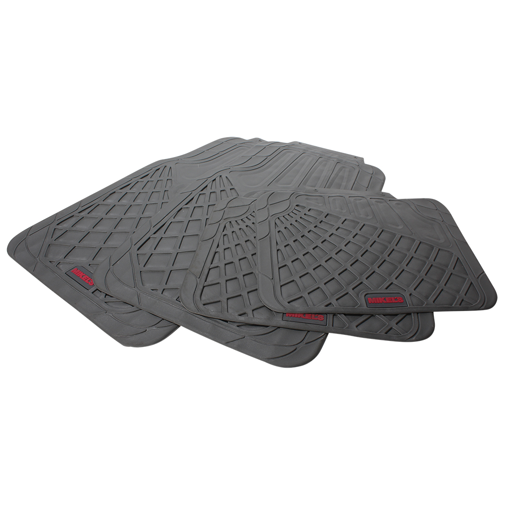 Tapetes para auto de hule, gris de lujo TA-2 - Mikels Tools