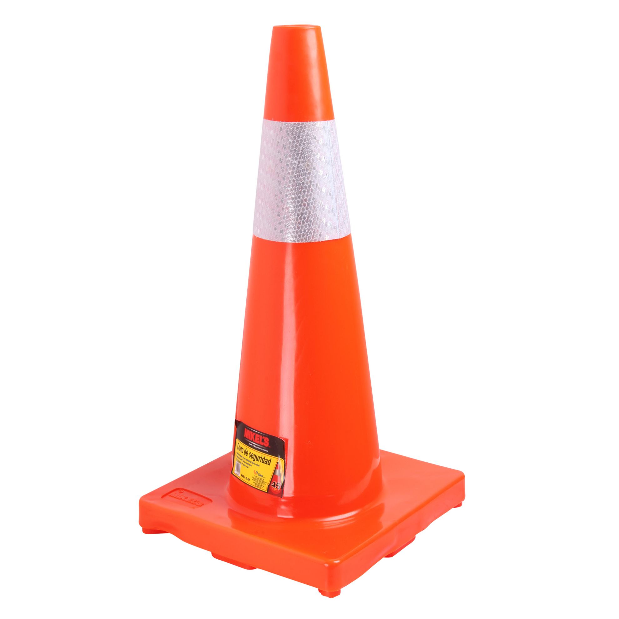 Cono de seguridad (70 cms, con reflejante) CS-70R - Mikels Tools