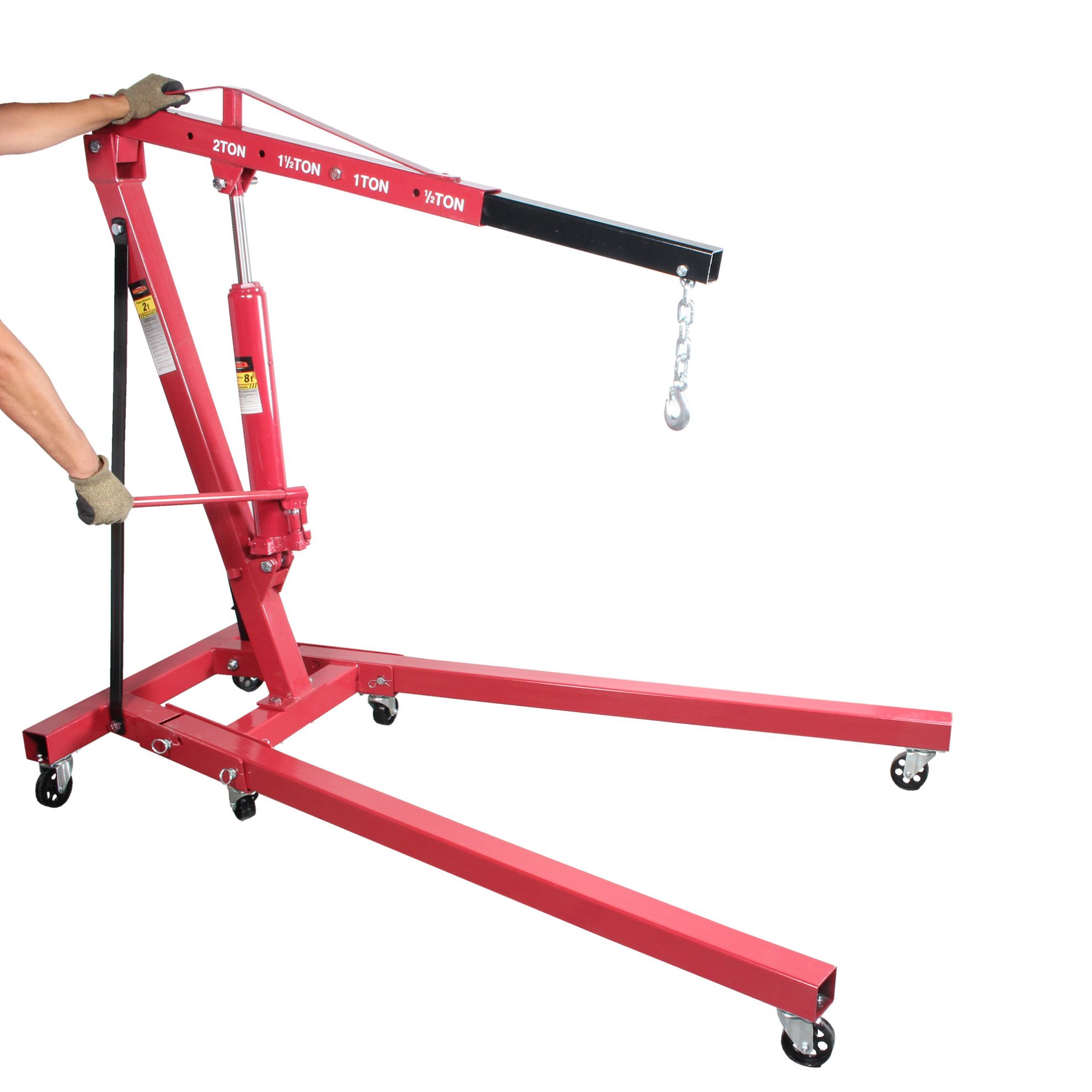 Pluma hidráulica para motor plegable (2 ton) T-1475 - Mikels Tools