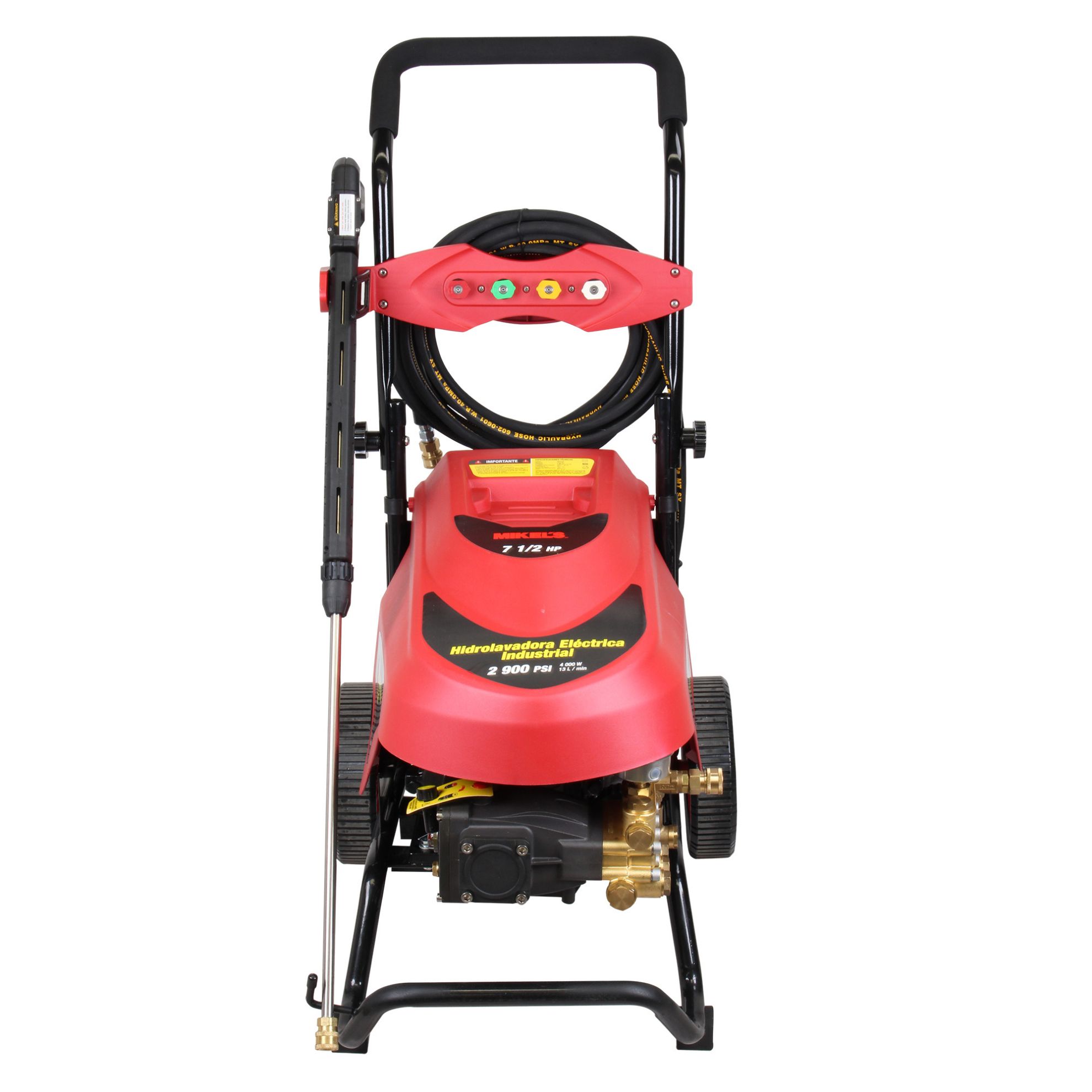 Hidrolavadora de alta presión eléctrica industrial (2,900 PSI / 7.5 HP) LPI-7HP - Mikels Tools