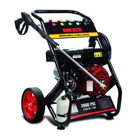 Hidrolavadora de alta presión a gasolina motor 4 tiempos (2,600 PSI / 7 HP) HA-2600 - Mikels Tools