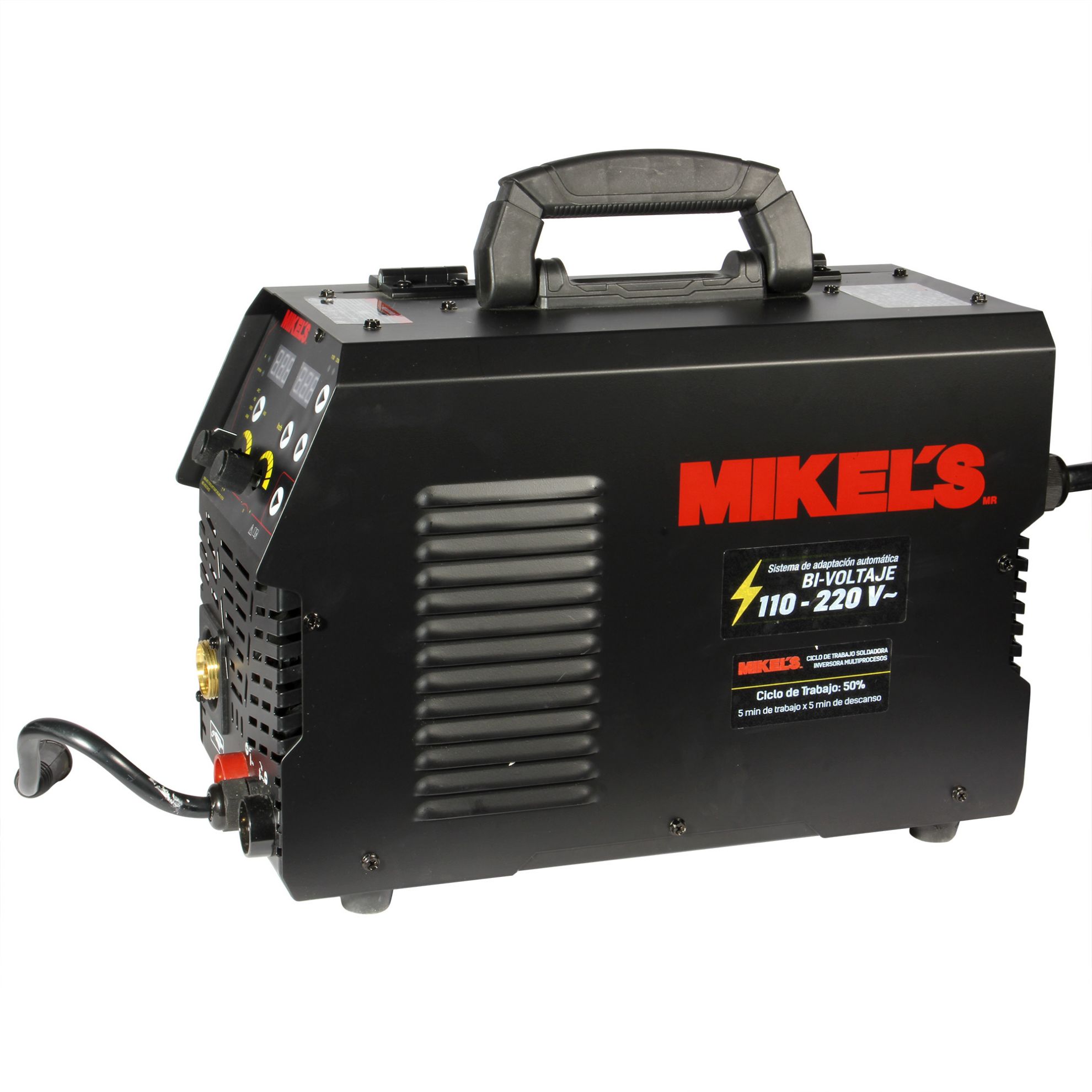 Soldadora de micro alambre y electrodo inverter (200 amp) SOLMIG-200I ...