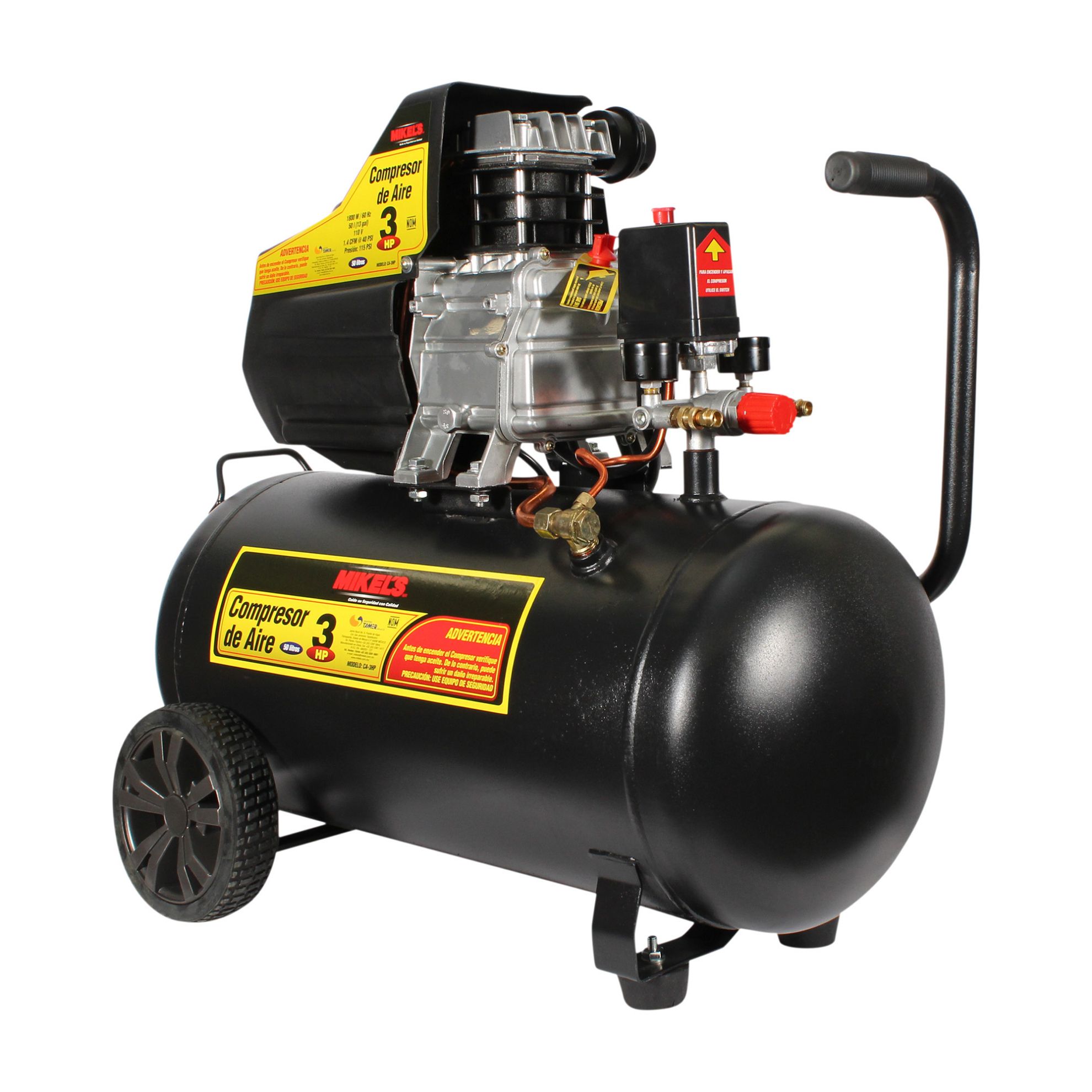 Compresor de aire 3 HP (50 lts) CA-3HP - Mikels Tools