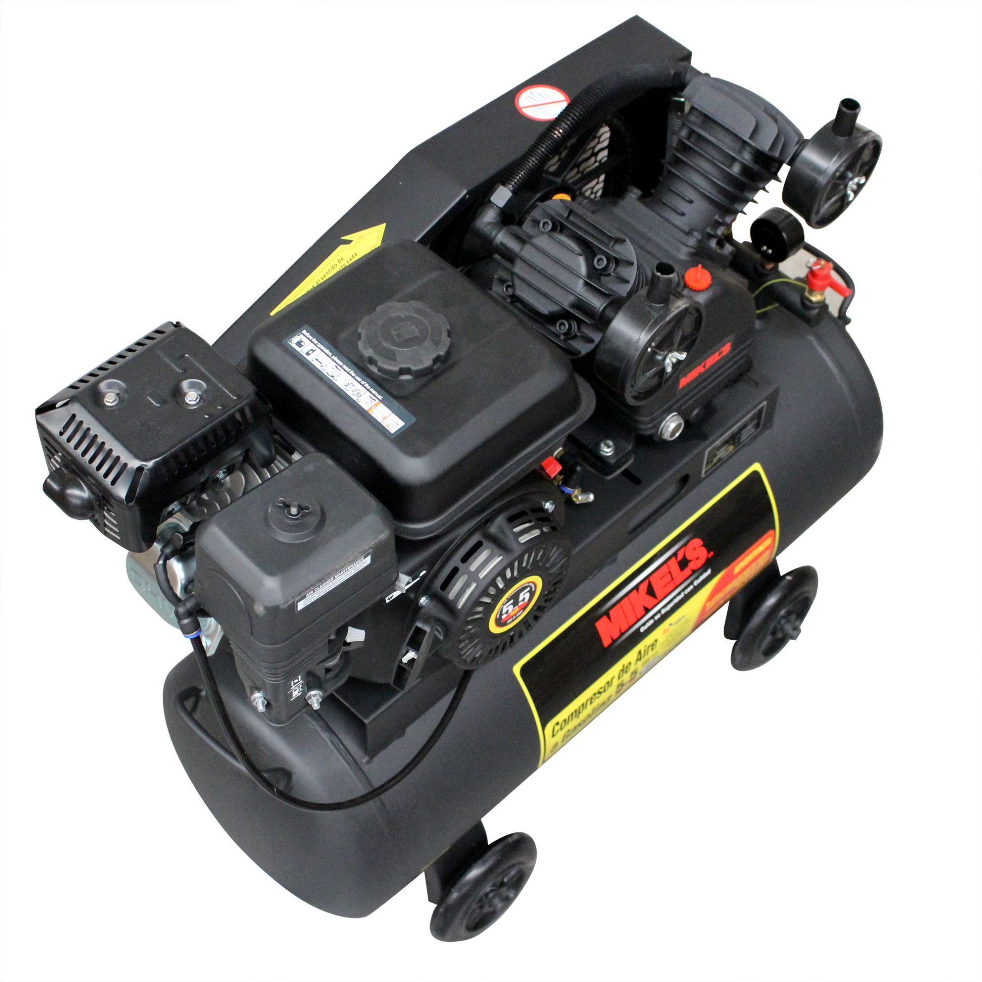 Compresor de aire 5.5 HP Motor a Gasolina (60 lts) CG-5.5HP - Mikels Tools
