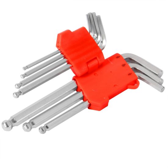 Juego de llaves hexagonales allen® estándar, punta de bola (7 pzas) JAB ...