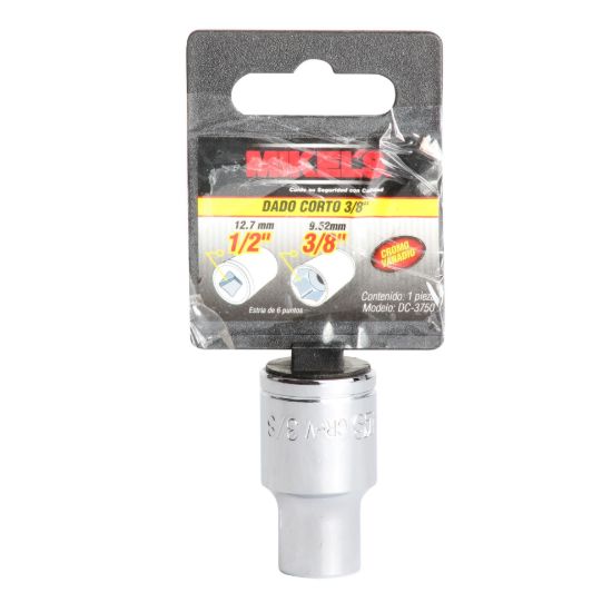 Dado corto 1/2” Estándar 3/8” DC-3750 - Mikels Tools