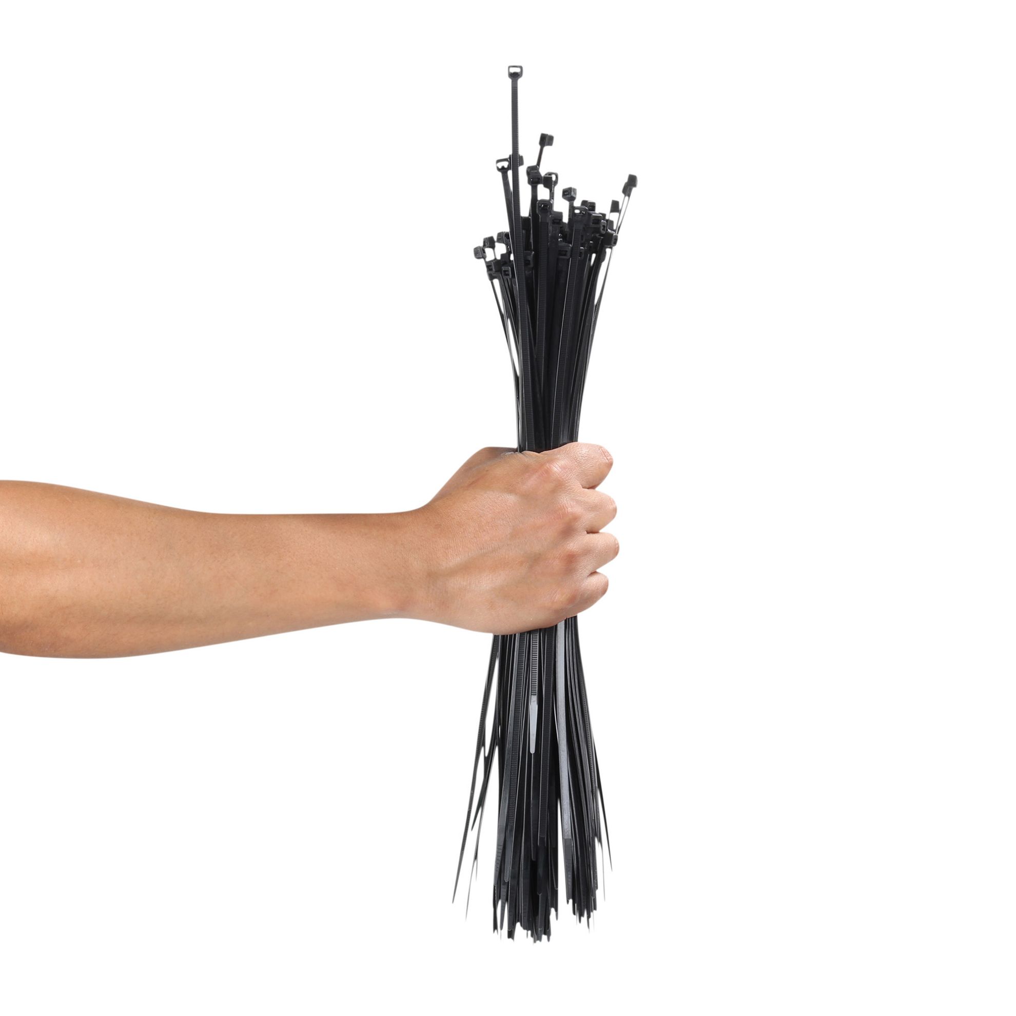 Cinchos de plástico 4.6x300 mm, 100 pzas, Negro CDP100-46X300 - Mikels ...