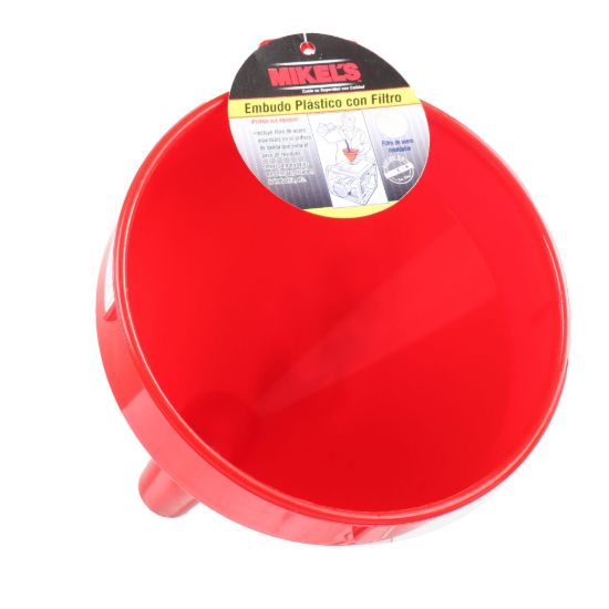 Embudo plástico con filtro (7”) EPF-07 - Mikels Tools