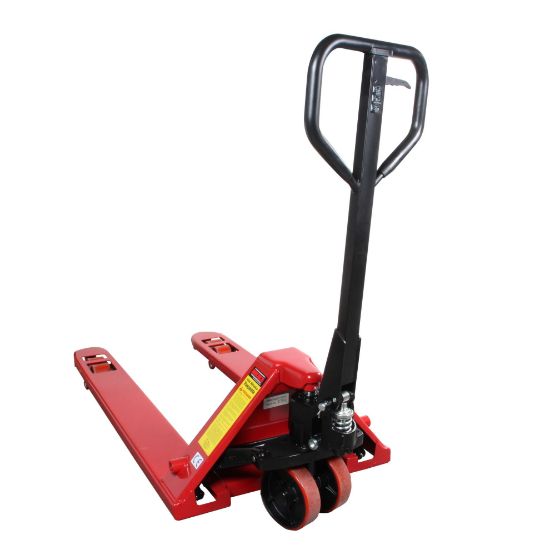 Patín hidráulico transpaleta con ruedas de poliuretano sistema tándem ...