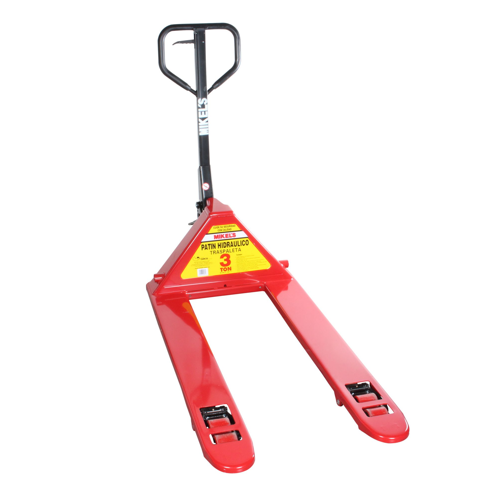 Patín hidráulico transpaleta con ruedas de poliuretano sistema tándem ...
