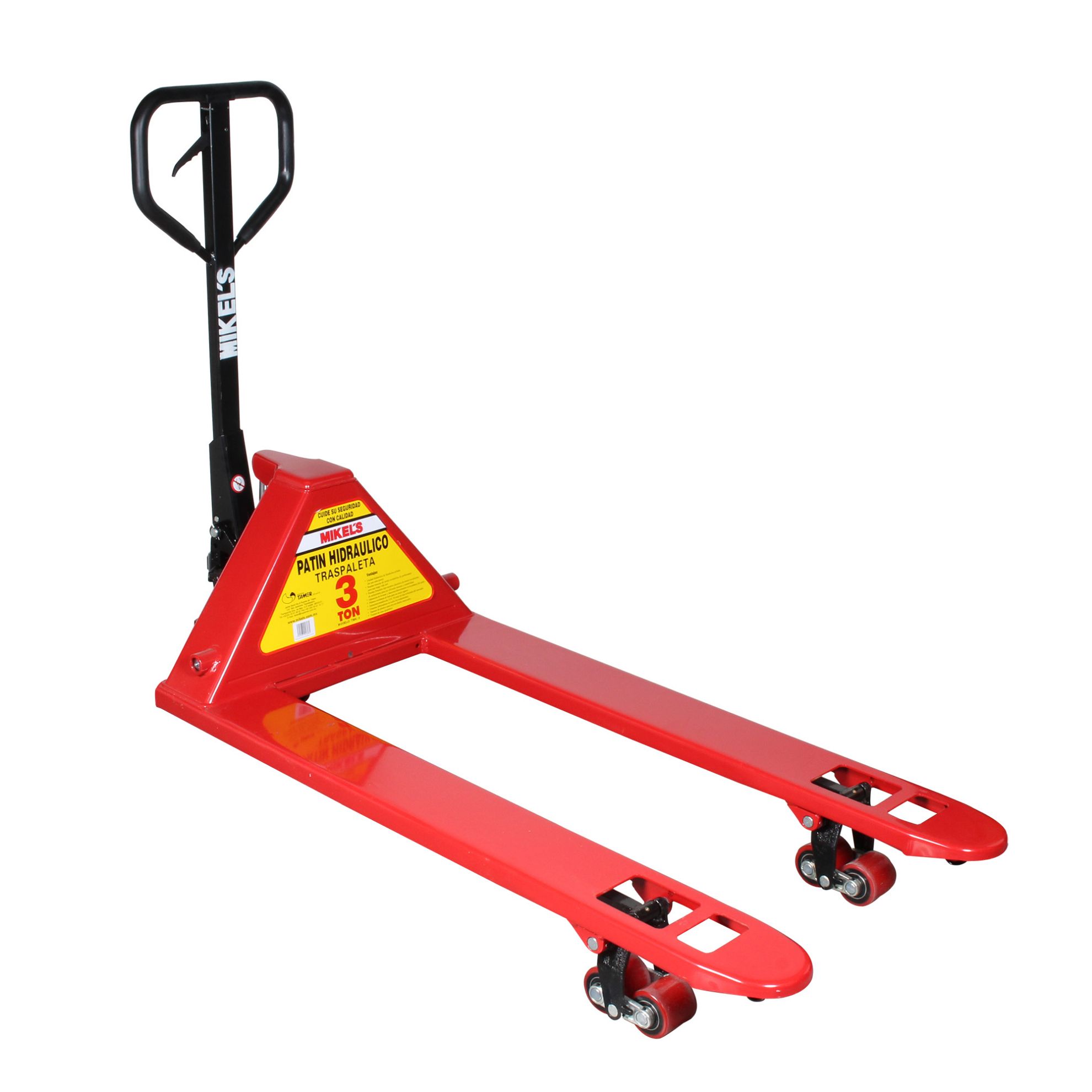 Patín hidráulico transpaleta con ruedas de poliuretano sistema tándem ...