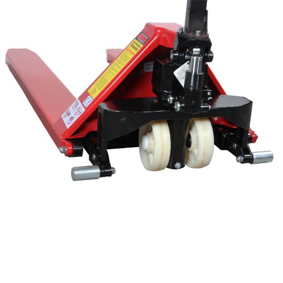 Patín hidráulico transpaleta con ruedas de poliuretano telescópica (1.5 ...