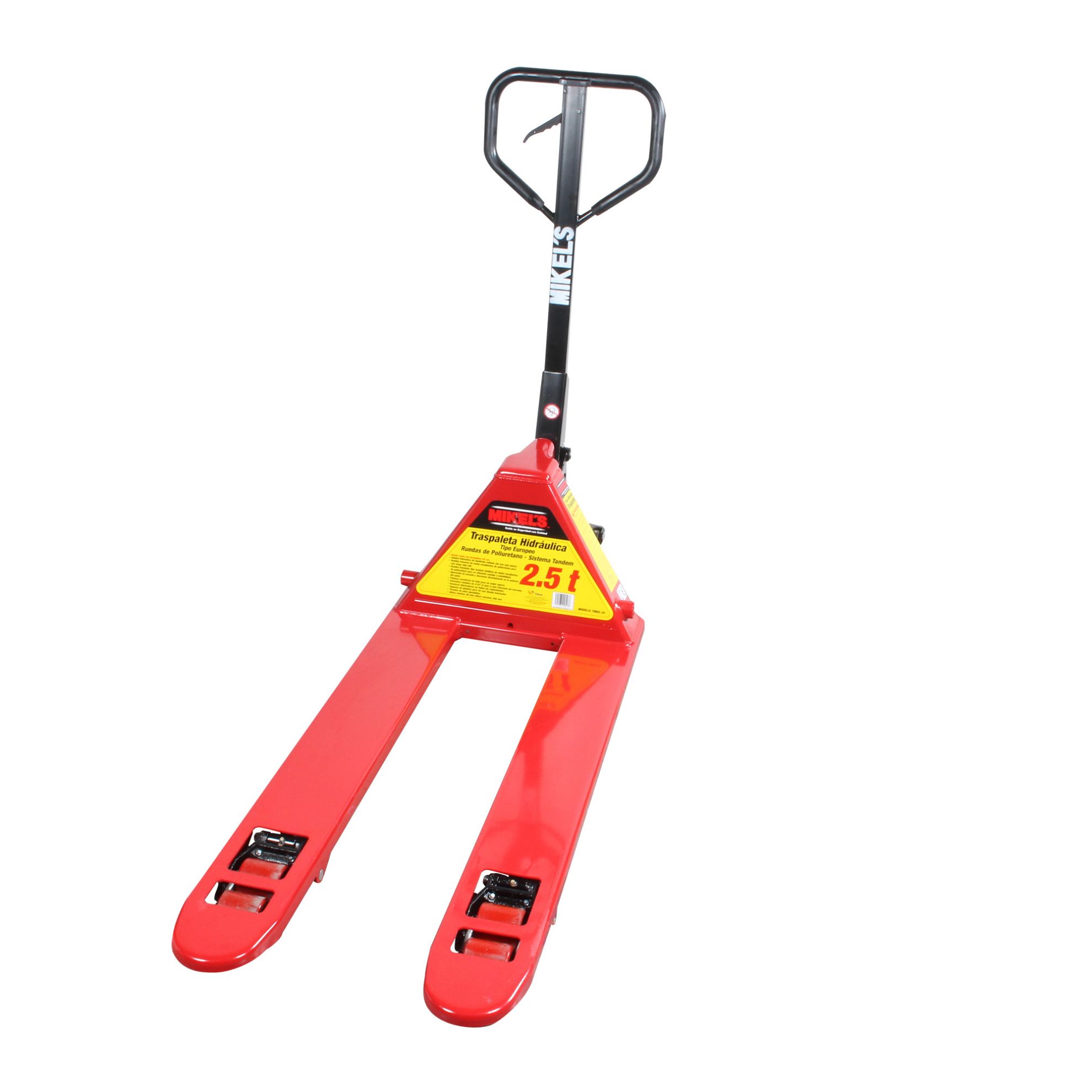 Patín hidráulico transpaleta con ruedas de poliuretano sistema tándem ...