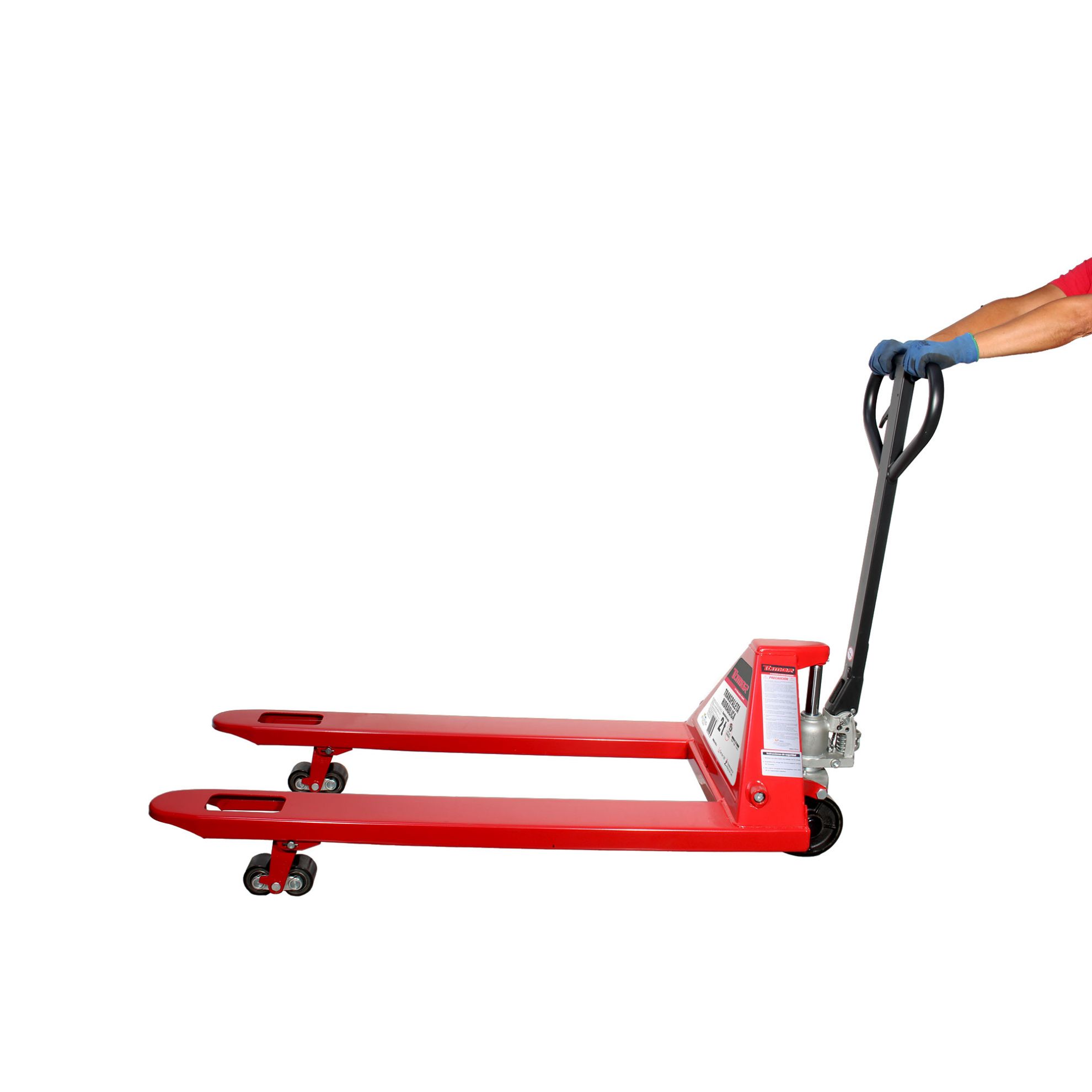 Transpaleta hidráulica sistema tándem (2 ton) TTTP-2 - Mikels Tools