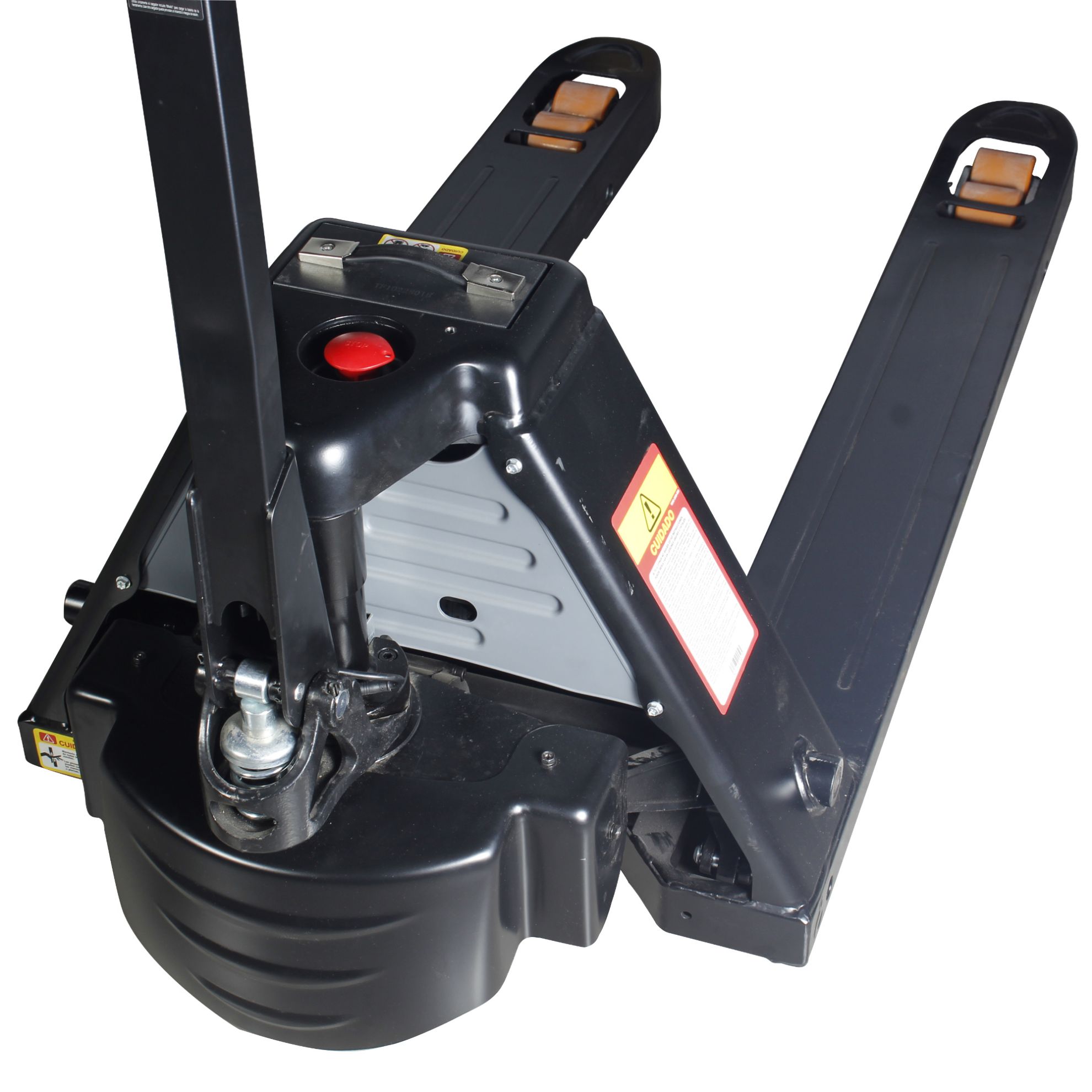 Patín hidráulico transpaleta eléctrica (2 ton / 48 V) TEMK-2000-ECO ...