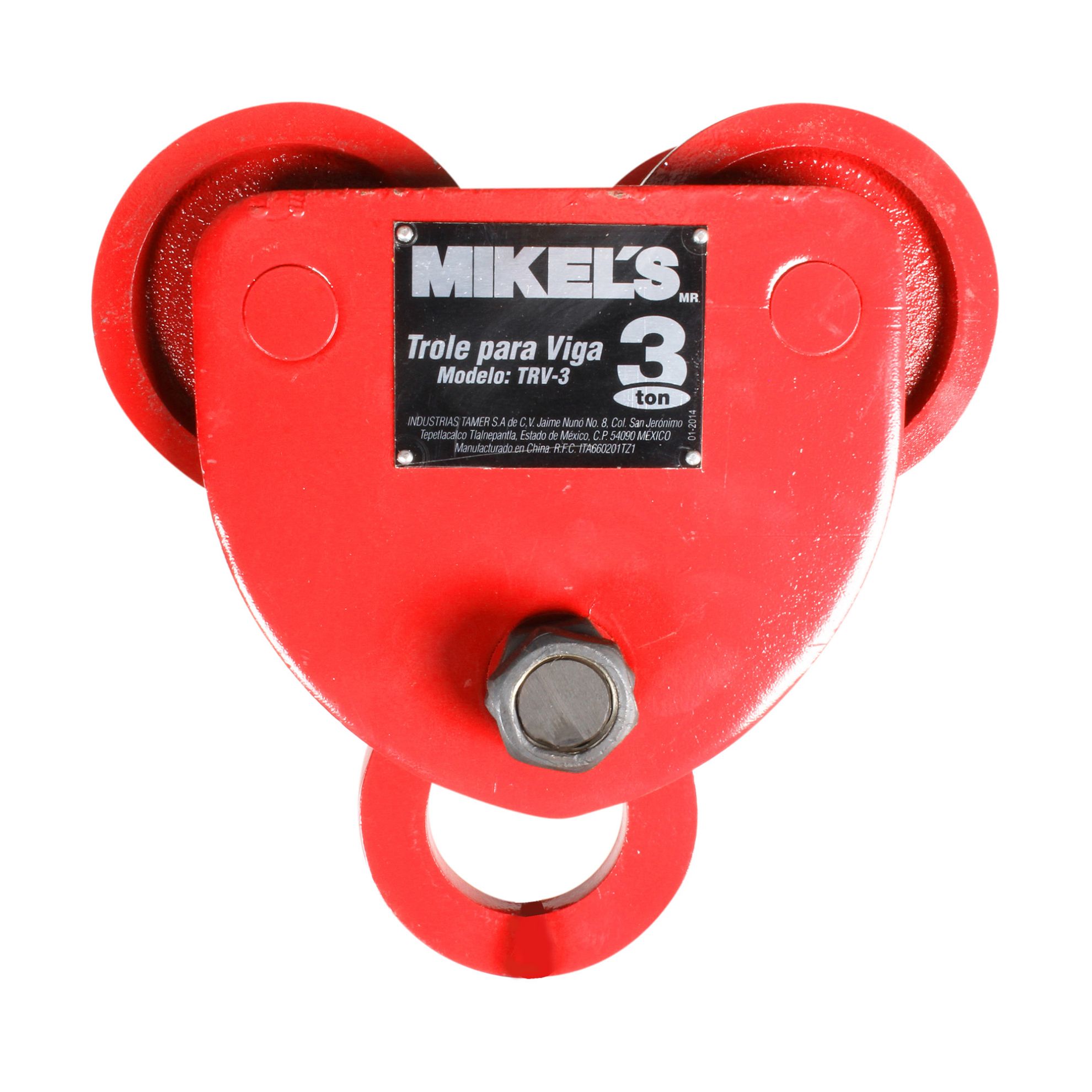 Trole para viga, ancho ajustable (3 ton) TRV-3 - Mikels Tools